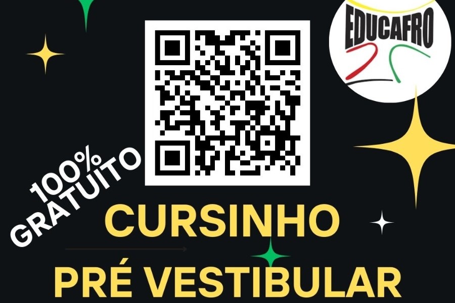 Cursinho pré-vestibular Educafro está com inscrições abertas para turma ...